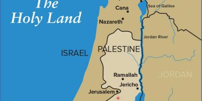 Jérusalem carte - Cartes de Jérusalem (Israël)